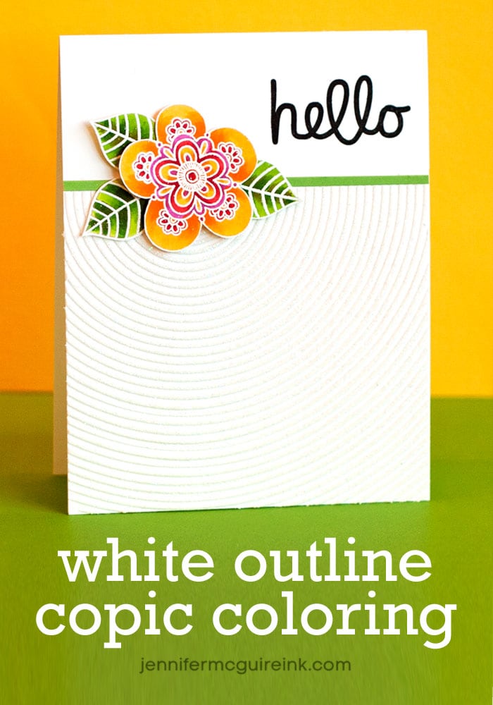 Video: White Outline Copic Coloring + Giveaway! - Jennifer McGuire Ink