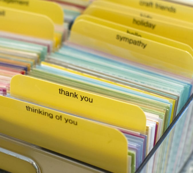 Handmade Card Organization + GIVEAWAY - Jennifer McGuire Ink