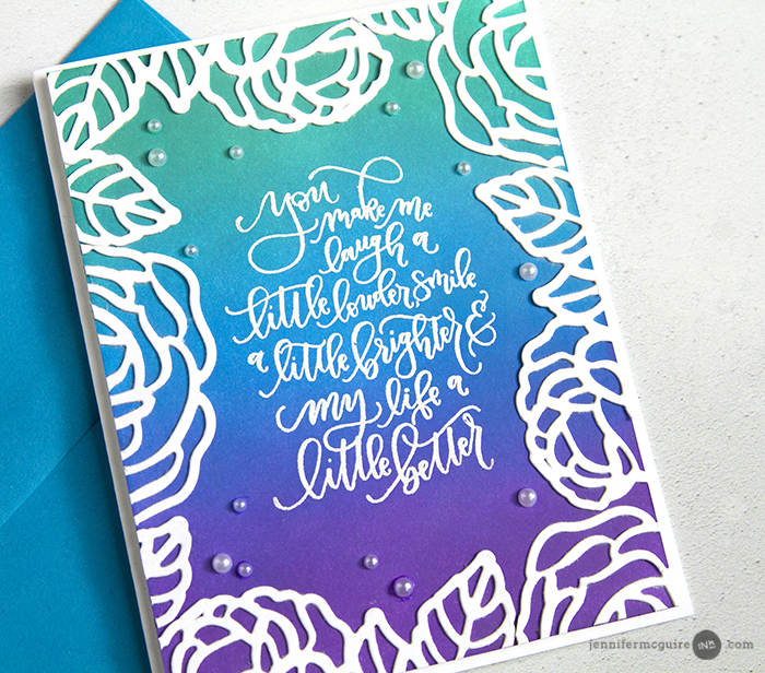 Partial Die Cutting Tips - Jennifer McGuire Ink