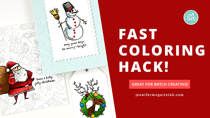 Fast Coloring Hack! - Jennifer McGuire Ink