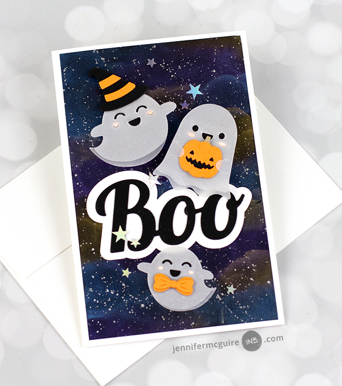 Boo! Card - Jennifer McGuire Ink